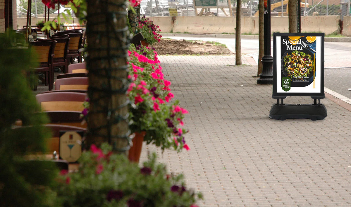 5 Ways Side Walk Signs Increase Your Walk-In Traffic – New York Blackboard