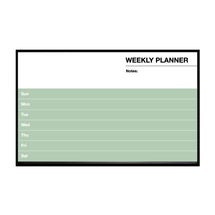 Benefits Of A Weekly Planner Whiteboard – New York Blackboard