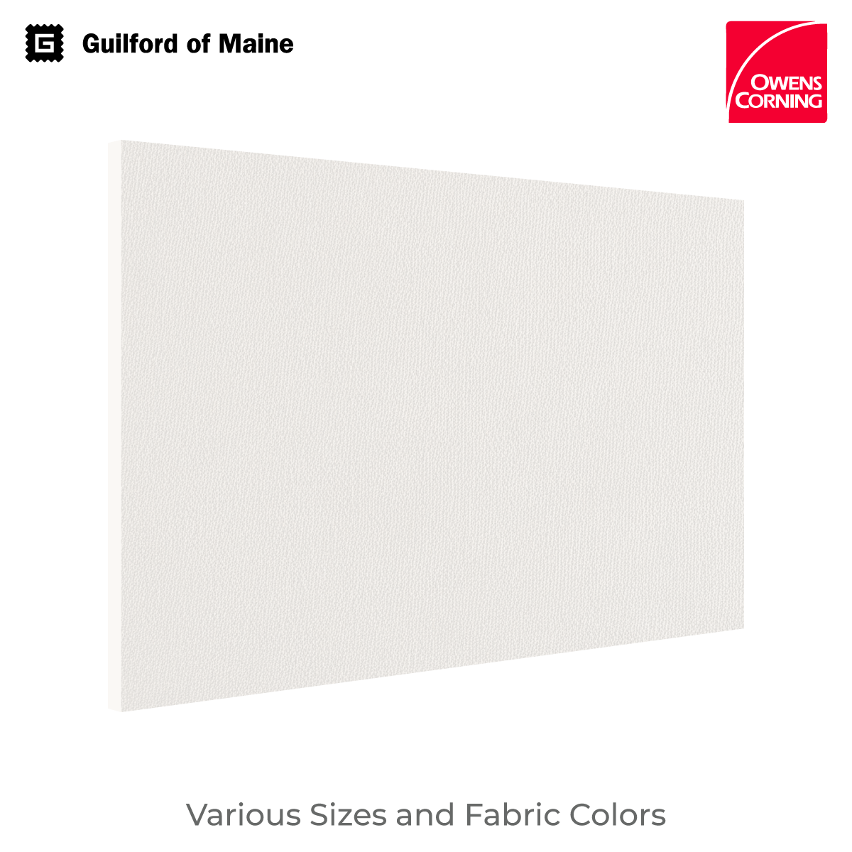 Acoustic Wall Panels | Landscape 2" Square Edge with Push-On Hardware ...