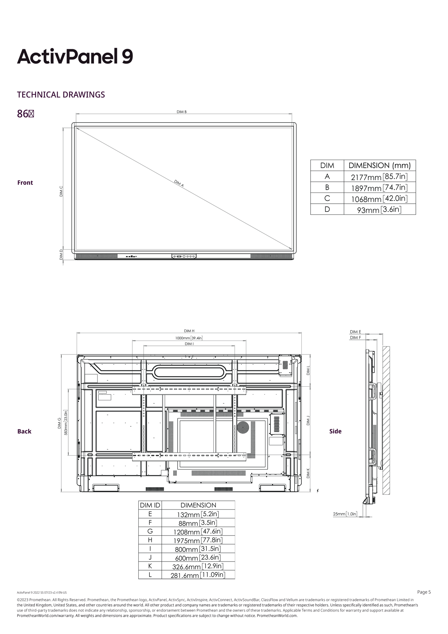 ActivPanel 9 | Interactive Display – New York Blackboard