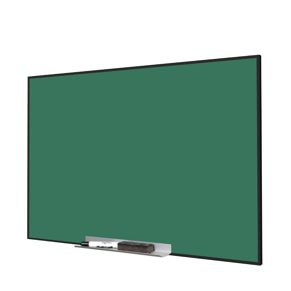 Ebony Minimalist Frame | Landscape Green Ceramic Steel Chalkboard – New ...