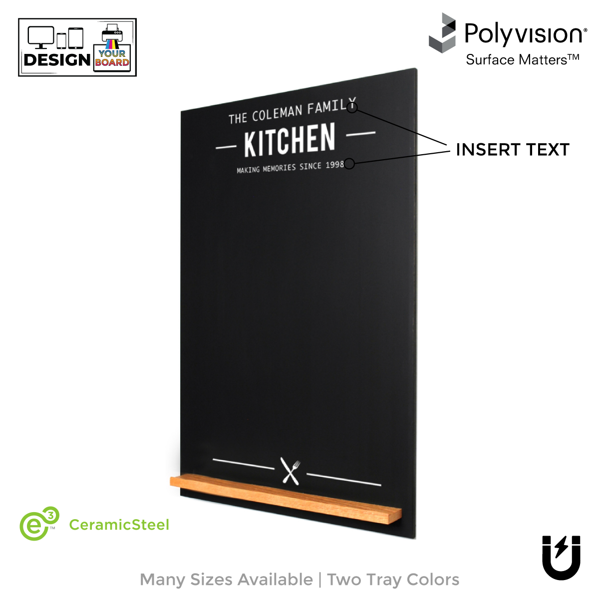 Kitchen Logo Original | Custom Printed Portrait Chalkboard – New York ...