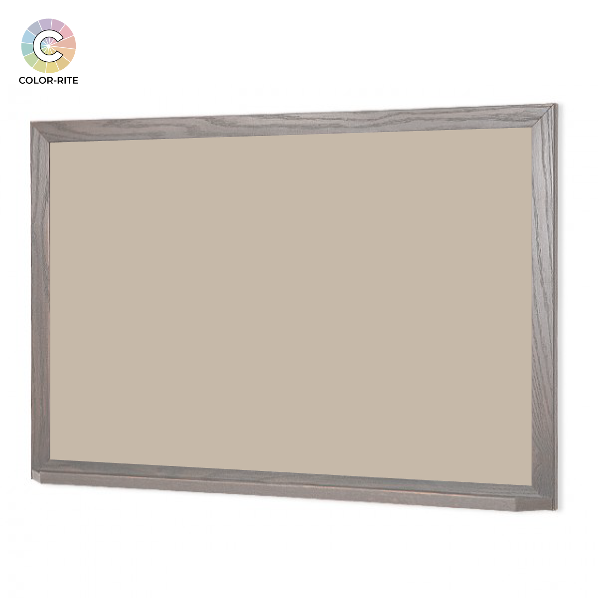 Wood Frame | Coastline | Landscape Color-Rite Non-Magnetic Whiteboard ...