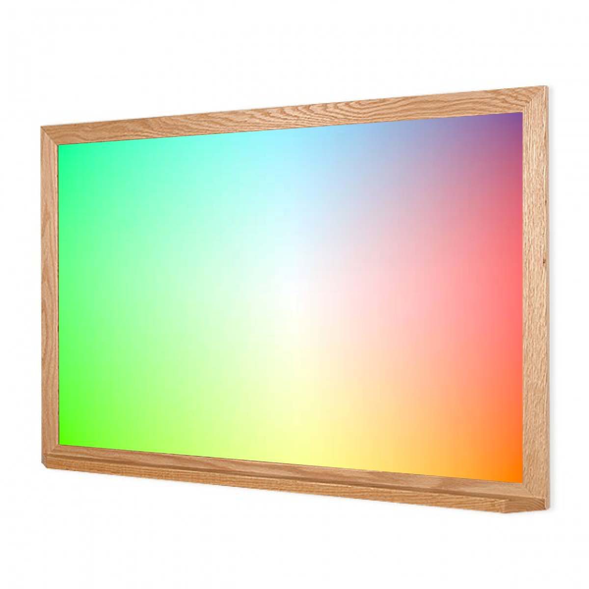 Wood Frame | Custom Colored | Landscape Color-Rite Non-Magnetic Whiteb ...