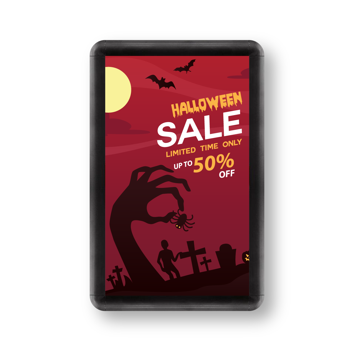 1" Round Corner Snap Frame | Black – New York Blackboard