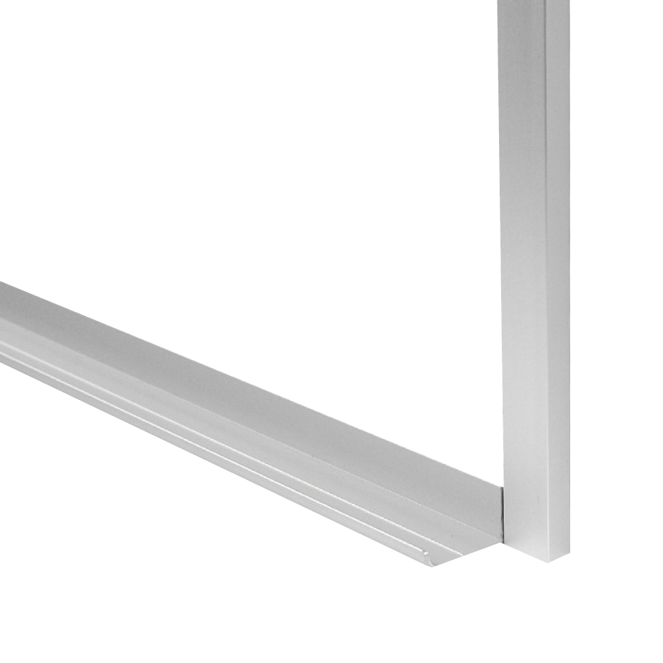 Abstract Shapes | Satin Aluminum Frame Landscape – New York Blackboard