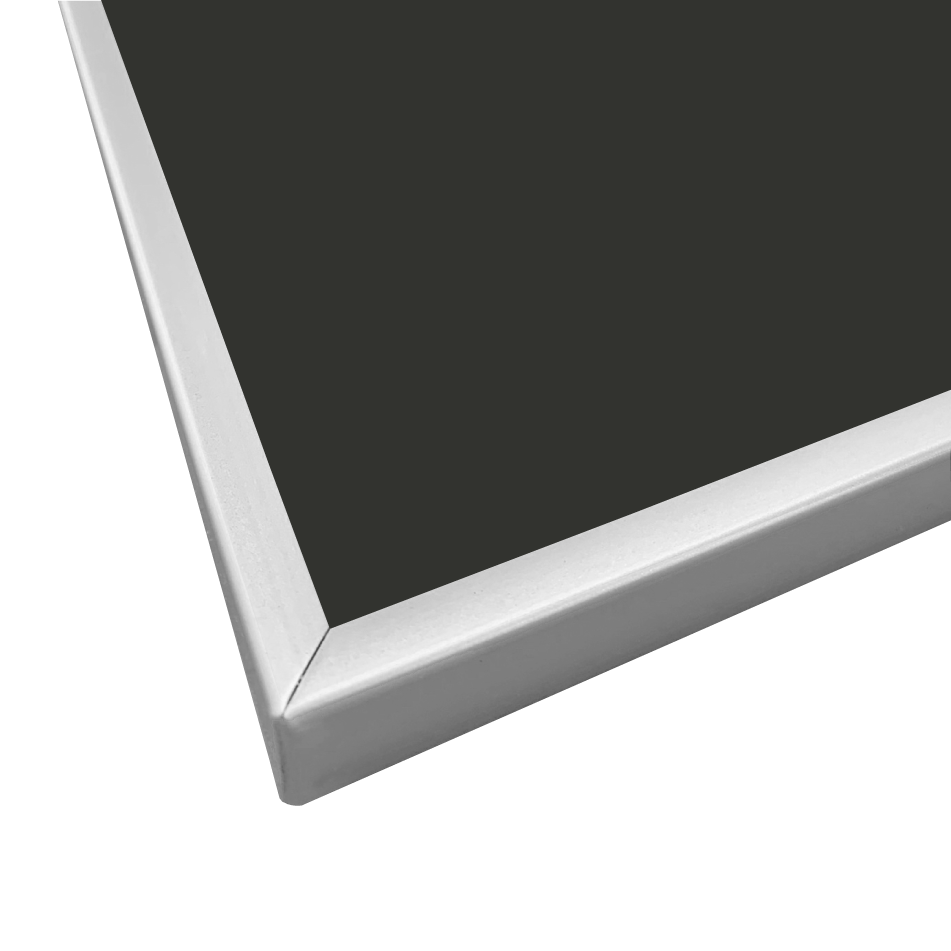 Satin Minimalist Frame | Landscape Black Ceramic Steel Chalkboard – New ...