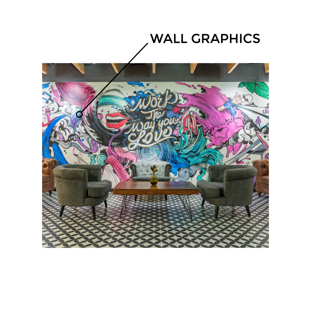 Printed Vinyl Wall Graphics Wall Wraps And Murals Ardor Printing