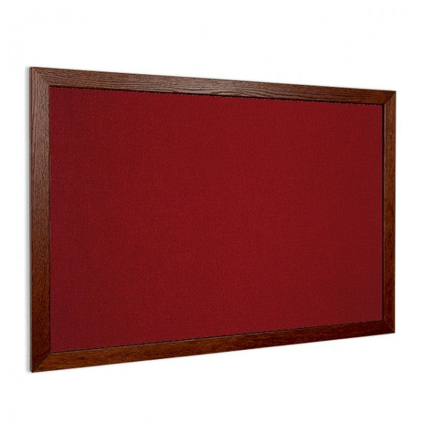 Red | Fabric Bulletin Board with Wood Frame – New York Blackboard
