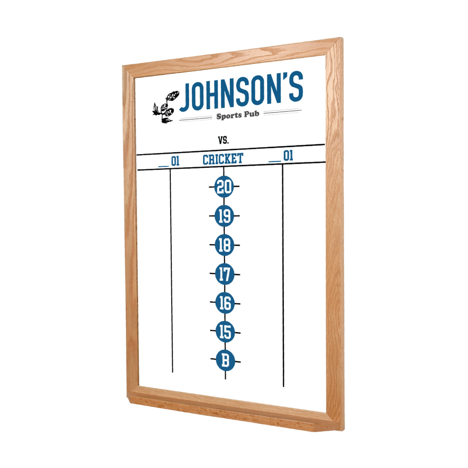 Custom Printed Dart Scoreboard – New York Blackboard