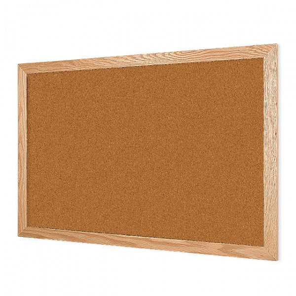 Wood Frame | Natural Cork Bulletin Board – New York Blackboard