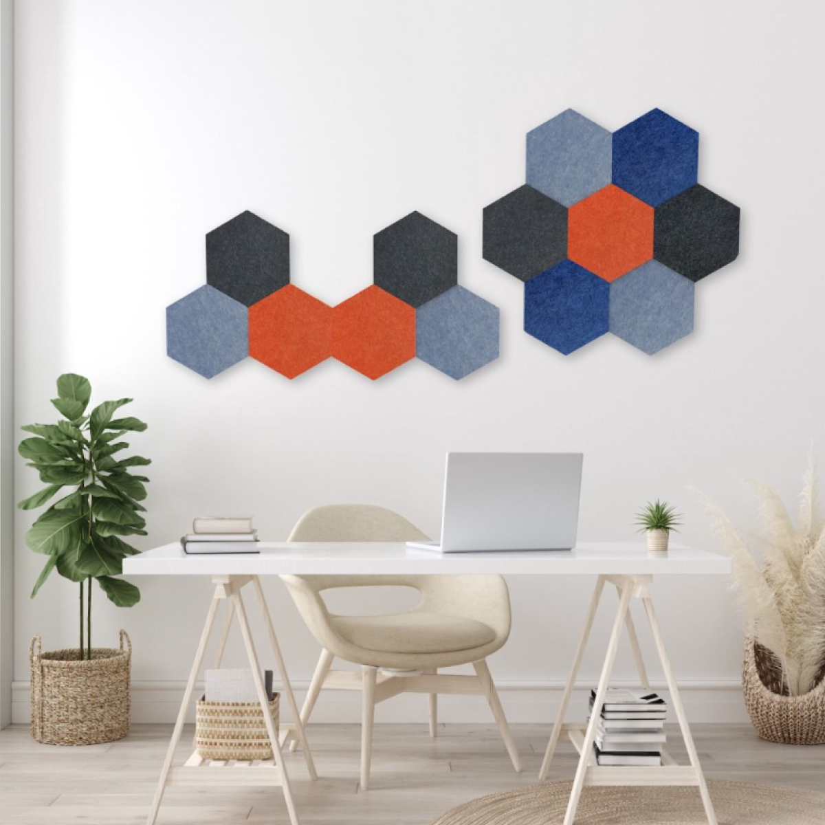 Stick-On Decorative Acoustic Panels | Orange 6-Pack – New York Blackboard