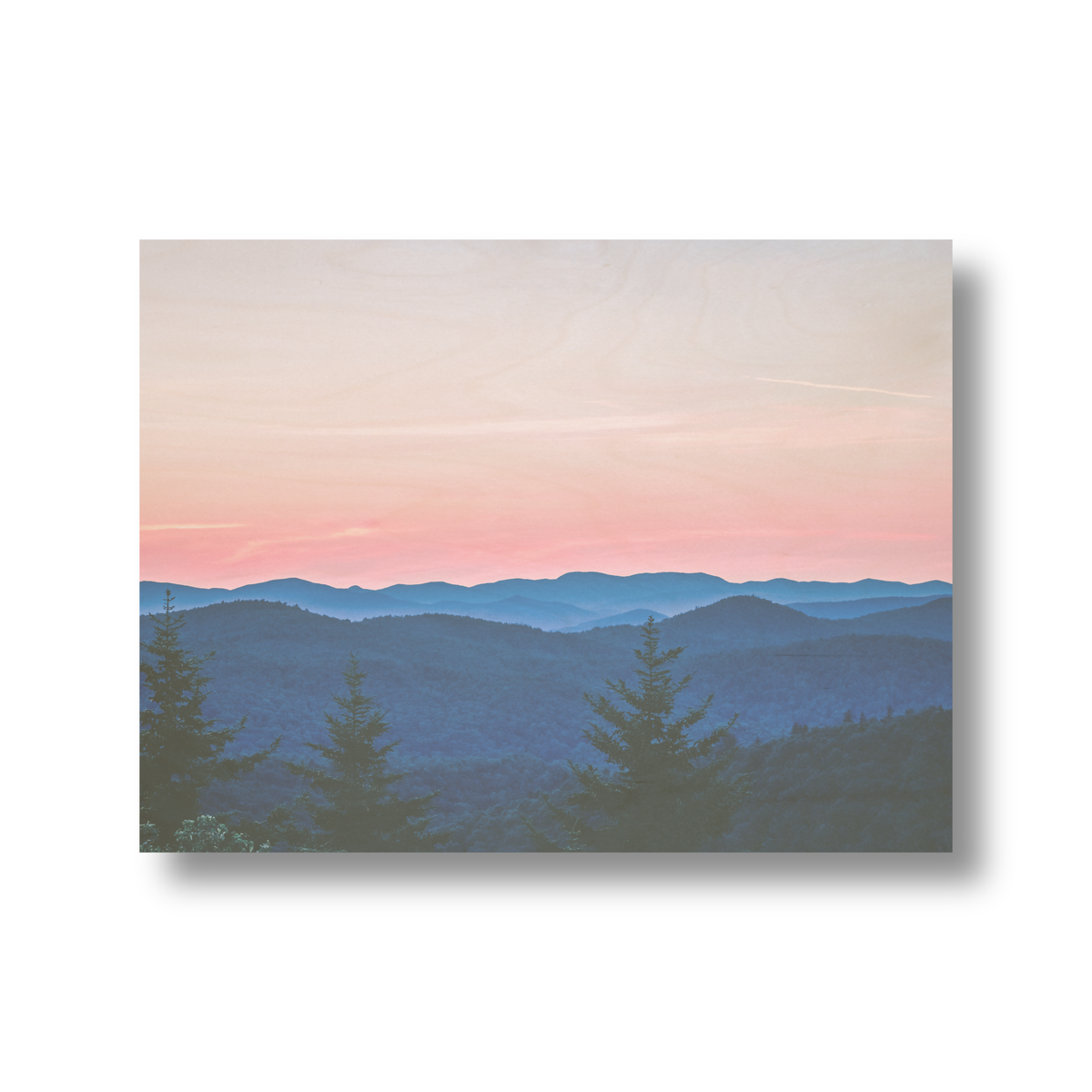 16" x 20" Landscape | Personalized Wood Print – New York Blackboard