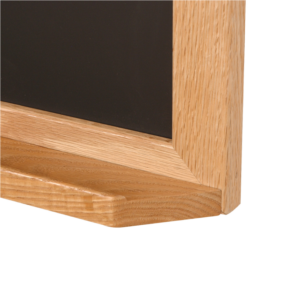 Wood Frame | Ceramic Steel Black Portrait Chalkboard – New York Blackboard
