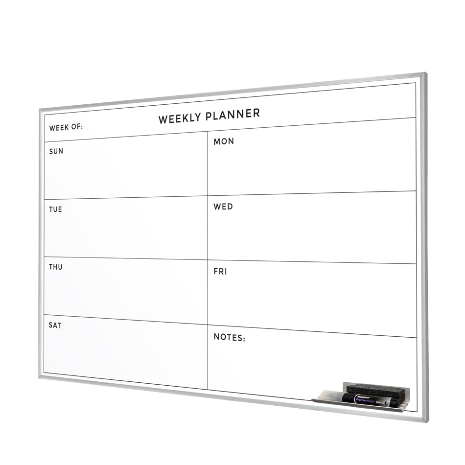 Weekly Planner | Satin Minimalist Landscape Magnetic – New York Blackboard